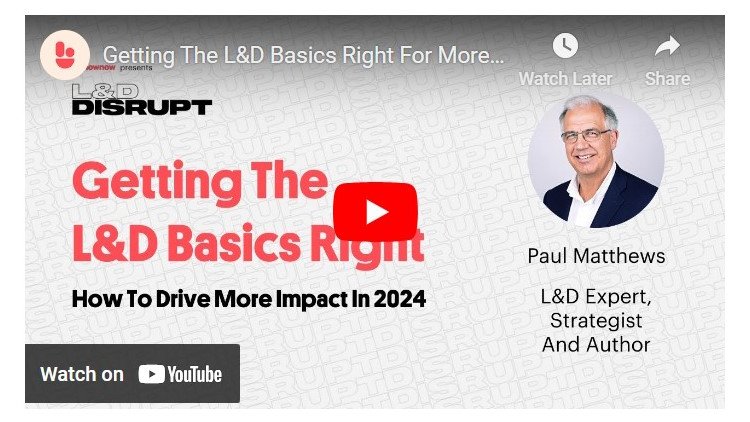 Getting The L&D Basics Right For More Impact - People Alchemy